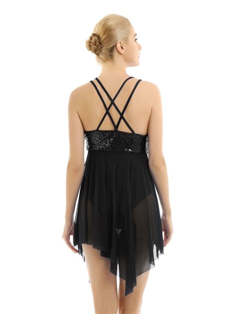 Aislor Womens Lyrical Dance Dress Modern Contemporary Dancewear Costume