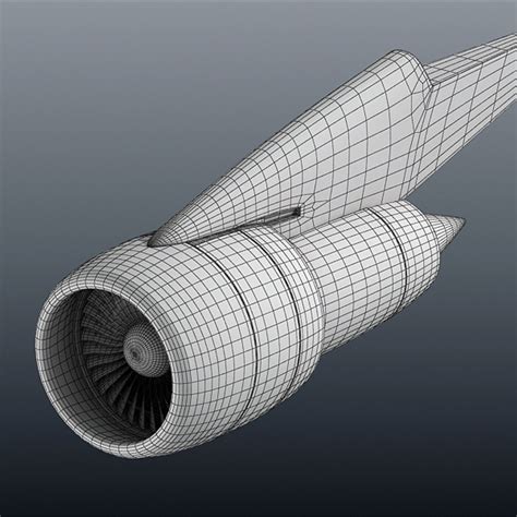 Jt9d Jet Engine 3d Model