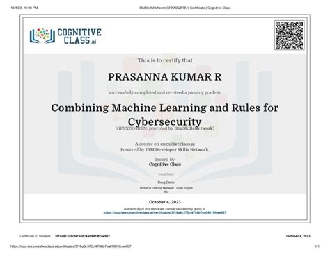 Prasanna Kumarr On Linkedin Cybersecurity Machinelearning Ibm Continuouslearning