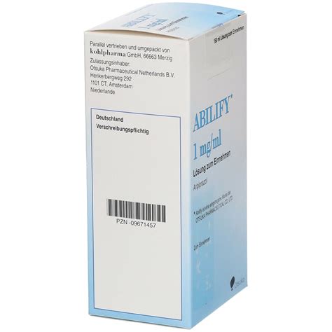 Abilify 1 Mgml 150 Ml Mit Dem E Rezept Kaufen Shop Apotheke