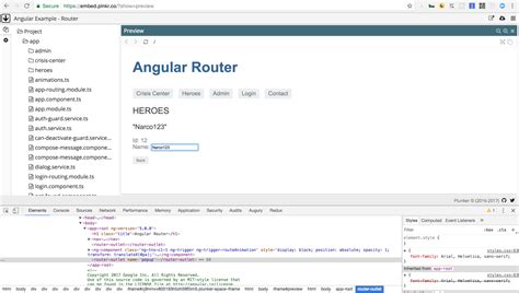 Live Examples On Plunker Failing With Chrome · Issue 20209 · Angular