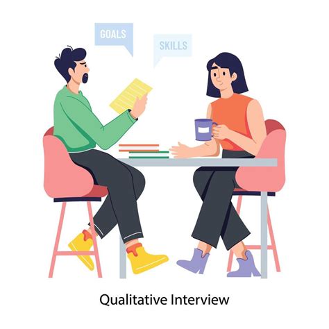 Trendy Qualitative Interview 45353411 Vector Art At Vecteezy