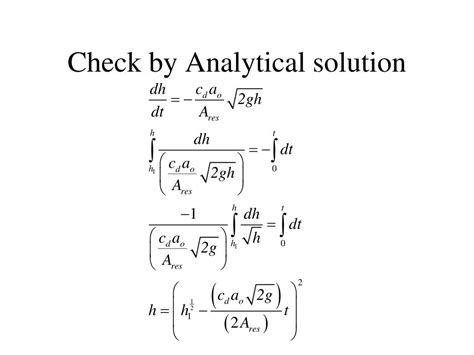 Ppt Solving Ordinary Differential Equations Powerpoint Presentation