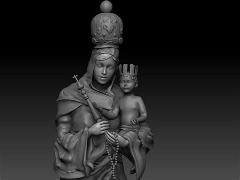 Virgen 3D Modelos Descargar Free3D