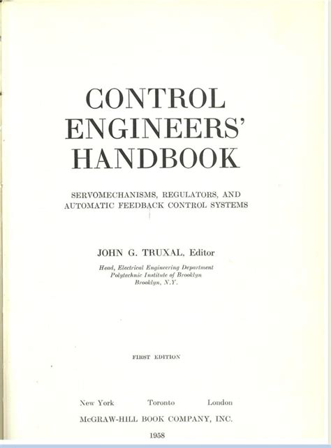 Control Engineers Handbook Rochester Avionic Archives
