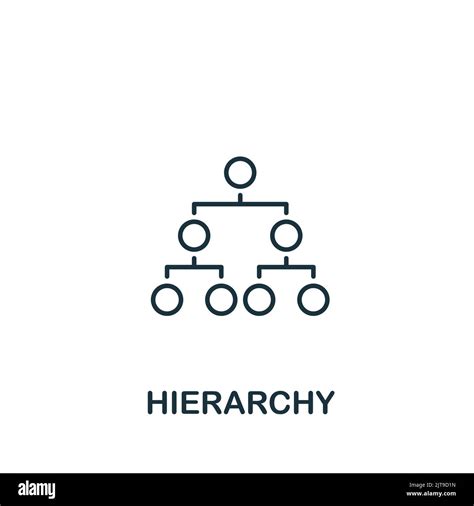 Hierarchy Icon Line Simple Icon For Templates Web Design And Infographics Stock Vector Image