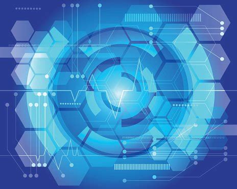 Blue Technology Background Vector Royalty Free Vector Stock FreeImages