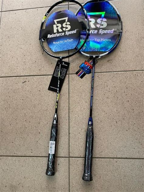 Rs Badminton Racket 30 Per Racket Sports Equipment Sports And Games