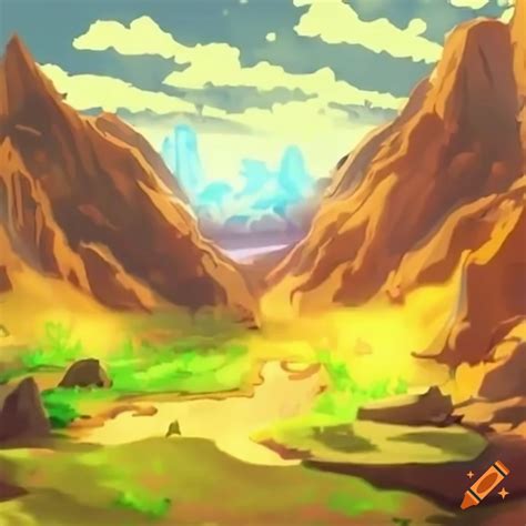 Pokemon Battle Canyon Detailed Background