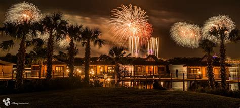 Fireworks At Polynesian Resort Disney