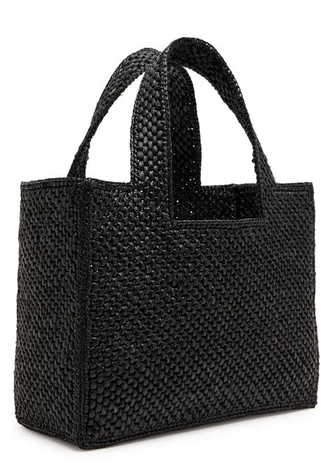 Logo Small Raffia Tote Aeu Luxury