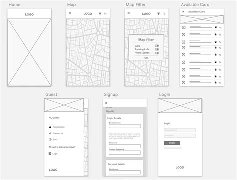 Wireframing Exercise In Sketch For This Next Exercise I Was Asked To