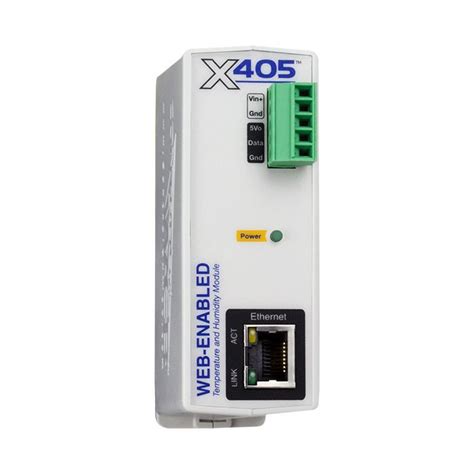Web Enabled Temperature And Humidity Module For Up To Sensors PoE