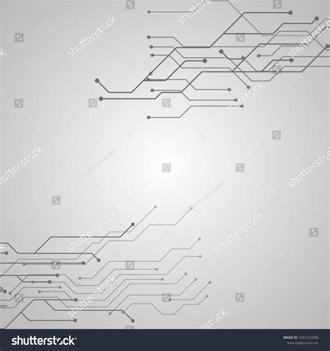 Circuit Board Technology Background Vector Illustration Stock Vector Royalty Free