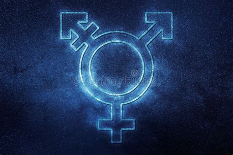Transgender Symbol Â Combining Gender Symbol Stock Illustration