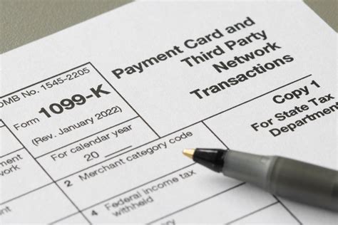 Tax Form 1099 K