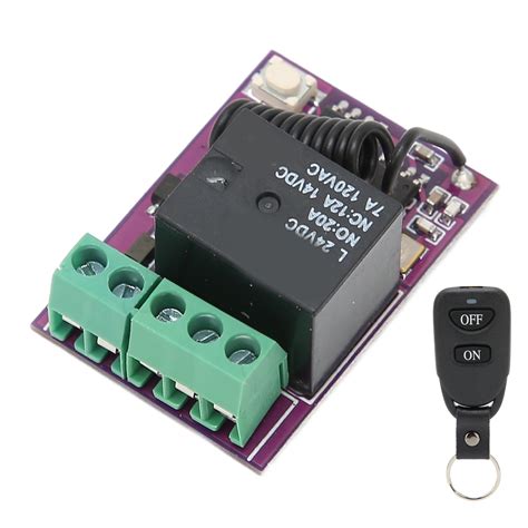 Relé Control Remoto Rf Flexible Fácil De Usar Relé Inalámbrico Control