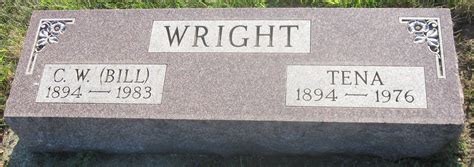 Tena Meyer Wright 1894 1976 Memorial Find A Grave