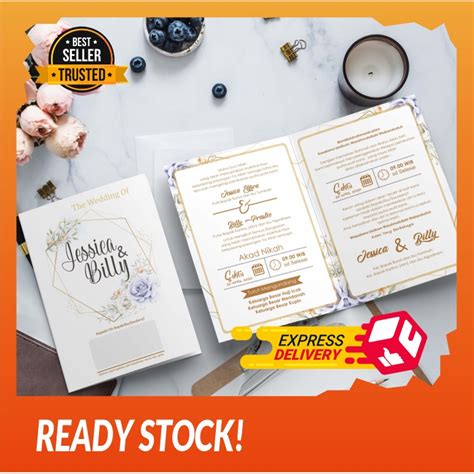 Jual Cetak Undangan Pernikahan Shopee Indonesia