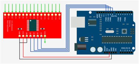 Cd74hc4067 Multiplex 16 Canali Analogici Digitali Arduino Sketch Raspberry Pi Arduino