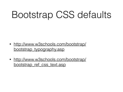 Bootstrap Basics PPT
