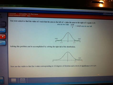 Solved You Were Asked To Find The Value Of T Such That The Chegg