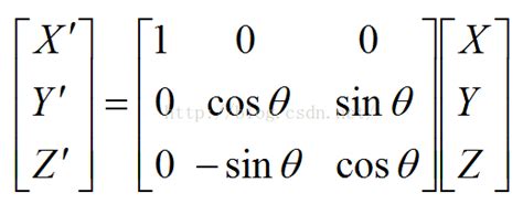坐标系之间的旋转平移变换与对应变换矩阵的关系两个坐标系之间的转换矩阵 Csdn博客