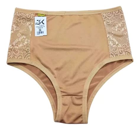 Kit Calçola Plus Size Calcinha Senhora Cintura Alta Parcelamento sem juros