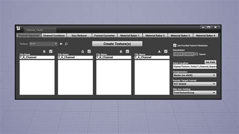 在蓝图创建的texture Tools 虚幻引擎商城
