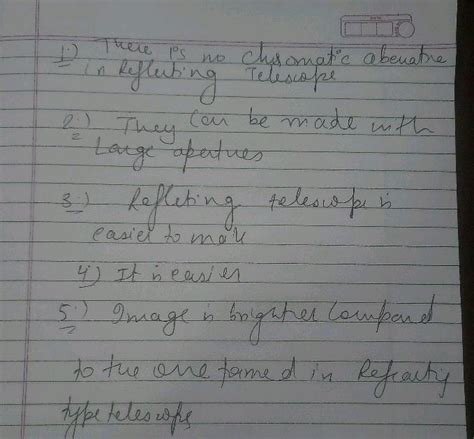 92 Draw A Labelled Diagram Of A Reflecting Telescope Write Four