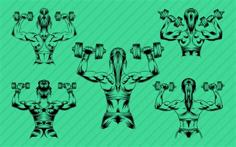 Fitness Girl Vector Illustration Graphic By Uttam Das · Creative Fabrica