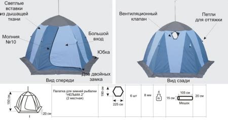 Палатка для зимней рыбалки Митек Нельма 2 купить в интернет-магазине ...