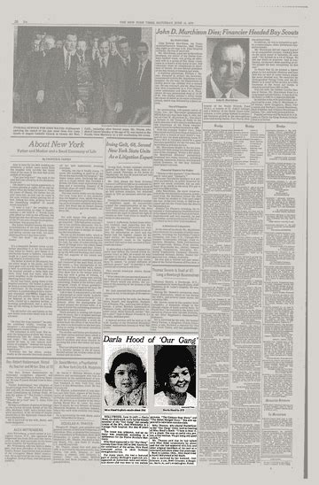 Darla Hood Of ‘our Gang The New York Times