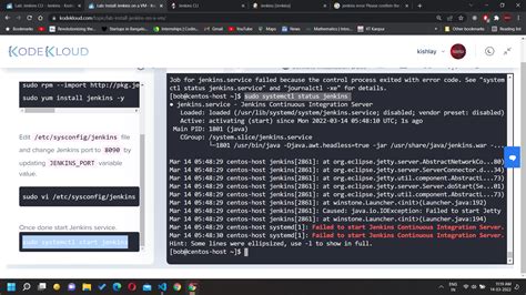 Installing Jenkins Lab Install Jenkins On A Vm Jenkins KodeKloud