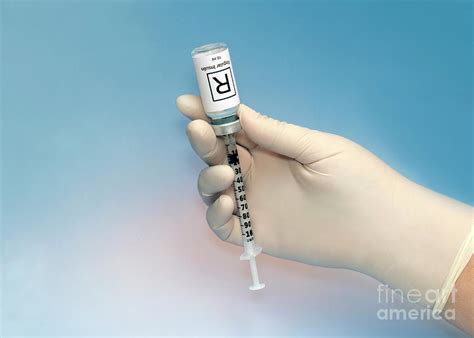 Normal Insulin Injection By Science Photo Library