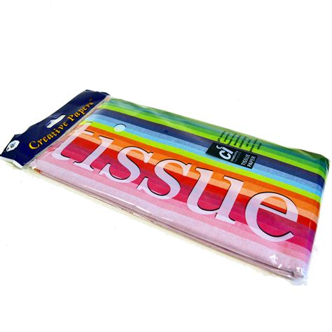 Tissue Paper Sheets 20 Colours Play Resource