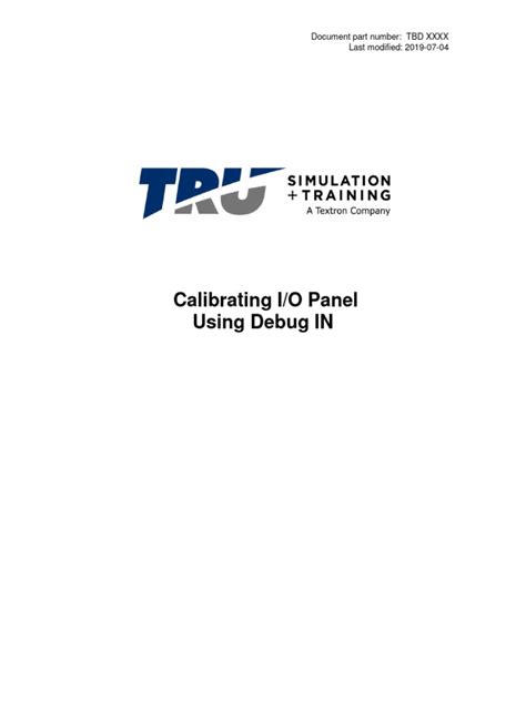 Hardware Calibration Procedure Pdf Proprietary Software Simulation