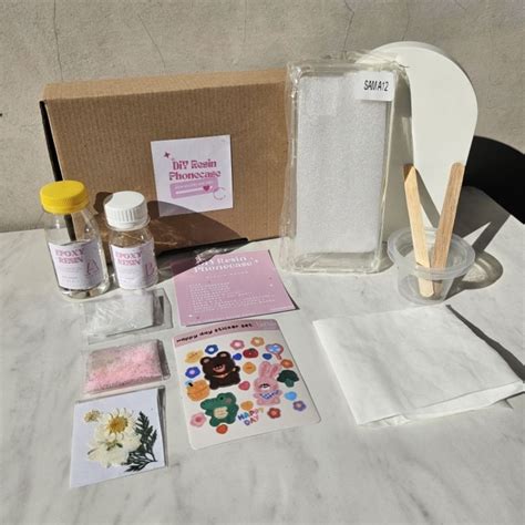 Jual Paket Diy Resin Phone Case Pressed Flower Diy Custom Case Resin Art Diy Resin Case