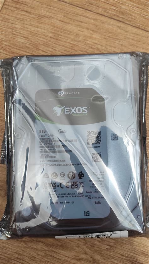 Жесткий диск SEAGATE Exos 7E10 enterprise ST8000NM017B 3.5 8.0Tb SATA ...