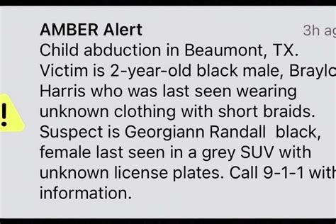 Amber Alert Texas