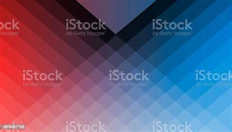 스톡 일러스트기하학적 패턴 블루와 레드 3d 그림 현대 파란색과 빨간색 배경 0명에 대한 스톡 사진 및 기타 이미지 0명