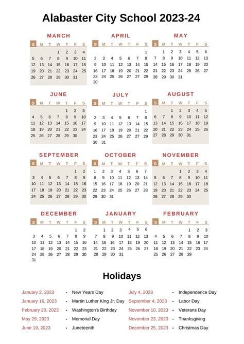 Alabaster City Schools 2025 Calendar Calculator Jorry Shellie