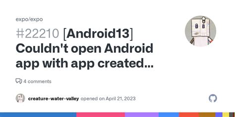 Android Couldn T Open Android App With App Created Using Expo