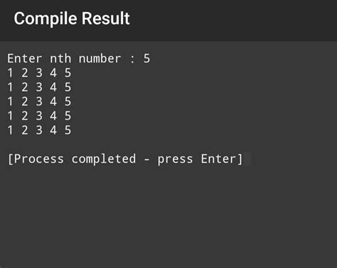 C Program To Print Nth Number In Nth Rows And Columns Programmer Portfolio Medium