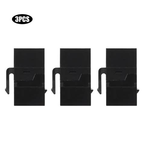 3pcs Rj45 Connector Cat6 Straight Through Networks Module Information Socket Computer Coupler