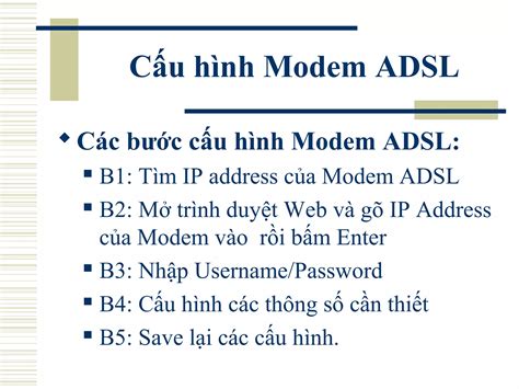 Bai giang adsl | PPT