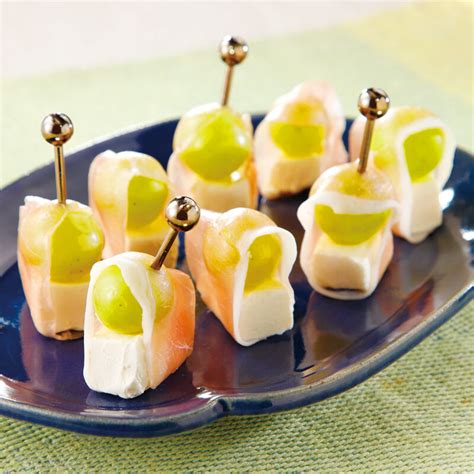 ぶどうとクリームチーズの生ハム巻き ヤオコーレシピ By Cooking Support