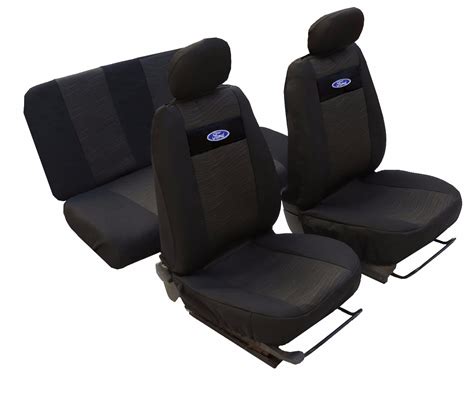Capas Banco Tecido Original Preta Logo Da Ford Fiesta Ka R 81 30 Em