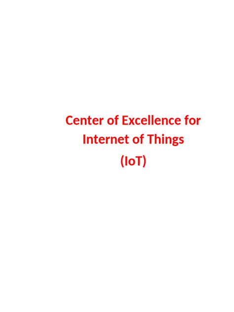 Gist Of Activities Iot Pdf