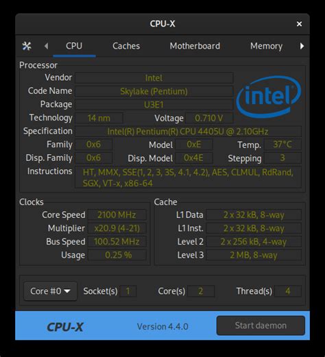 CPU X альтернатива CPU Z для Linux Linux Mint Россия